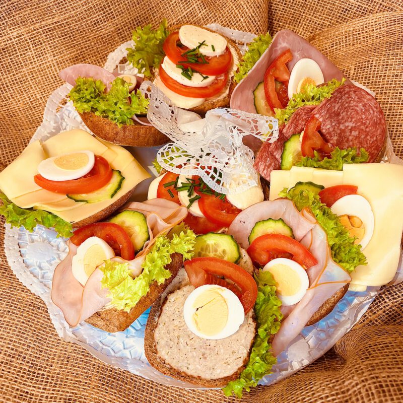 Halbe belegte Brötchen & Brote - Landbäckerei Grete